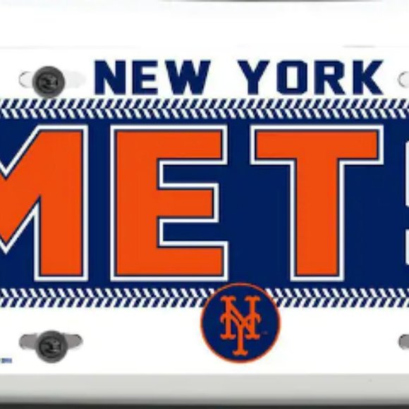Wincraft | Other | New York Mets Wincraft Logo Plastic License Plate ...